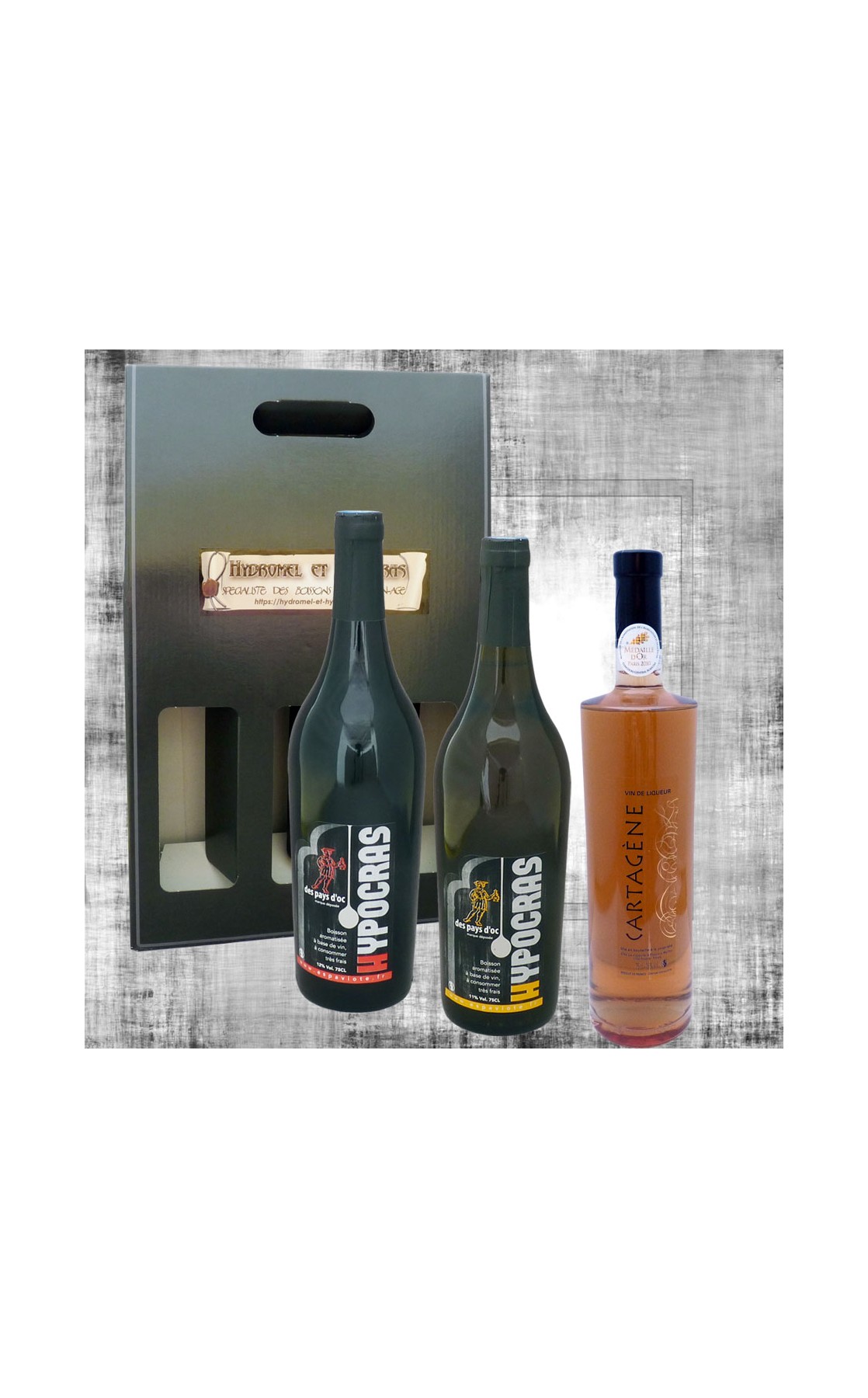 Acheter Hypocras médiéval - Vin rouge et blanc du moyen age