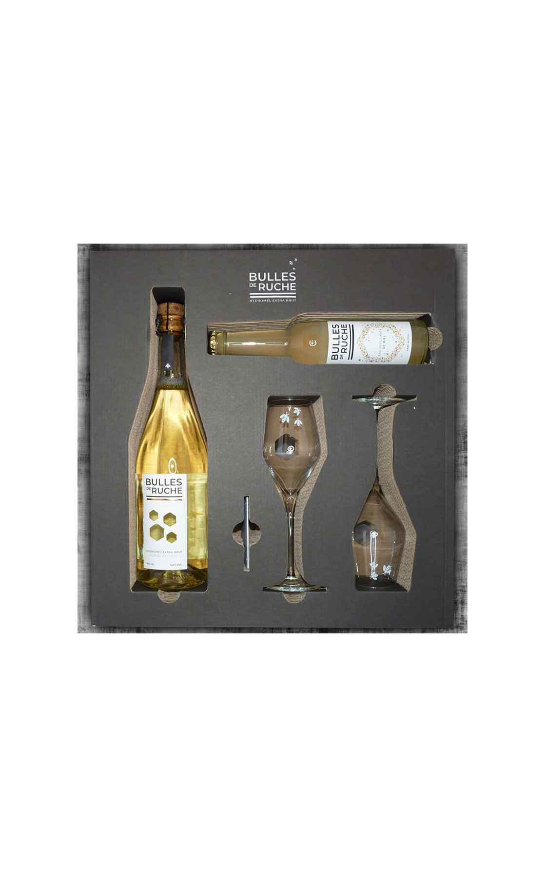 Hive Bubbles Gift Set Lavender Flowers/Sparkling Honey Water