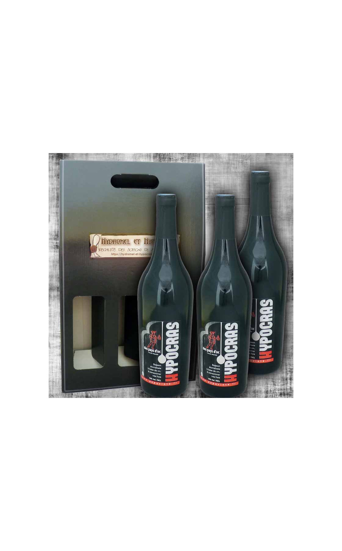 Acheter Hypocras médiéval - Vin rouge et blanc du moyen age