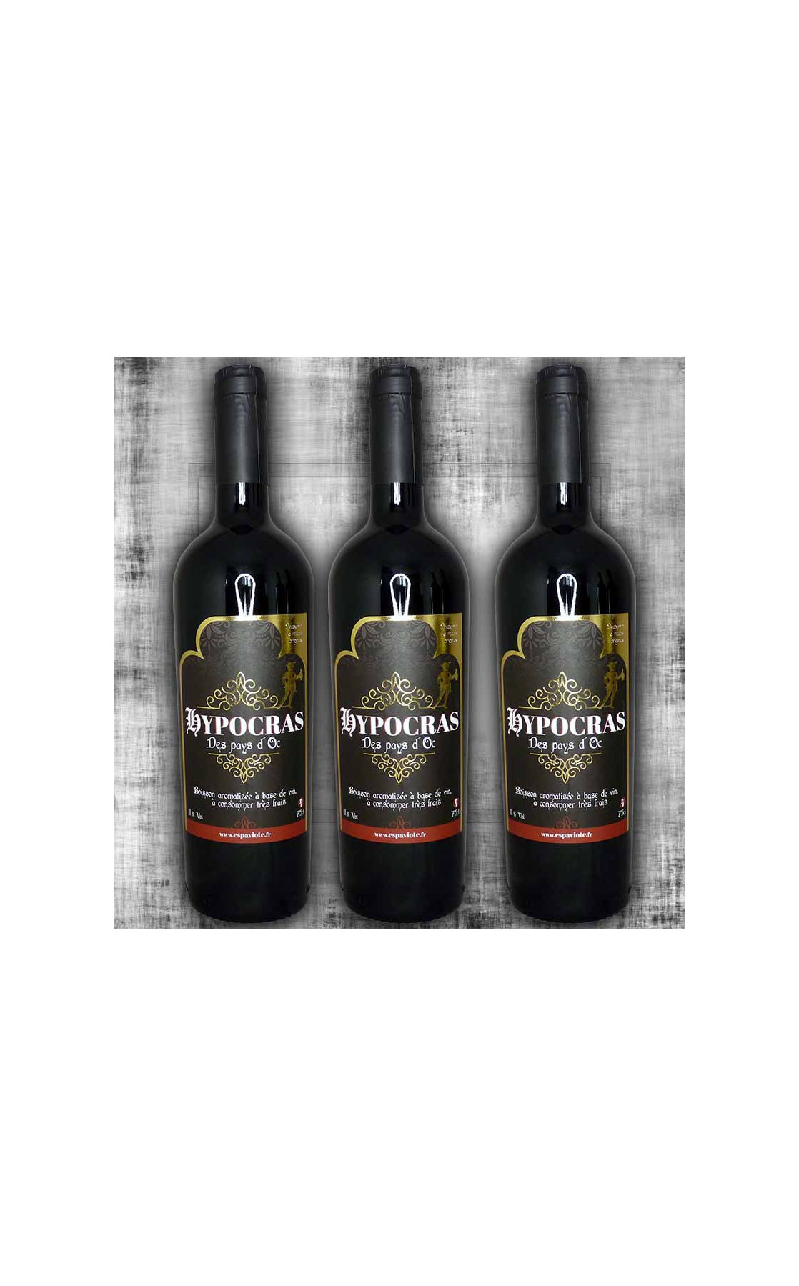 Acheter Hypocras médiéval - Vin rouge et blanc du moyen age