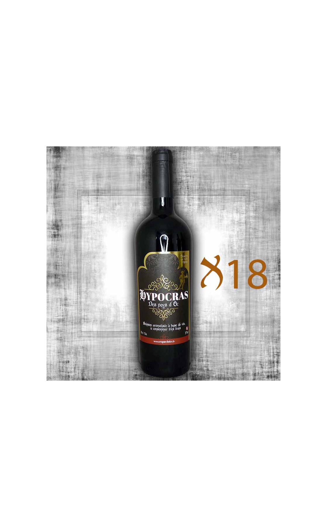 Acheter Hypocras médiéval - Vin rouge et blanc du moyen age