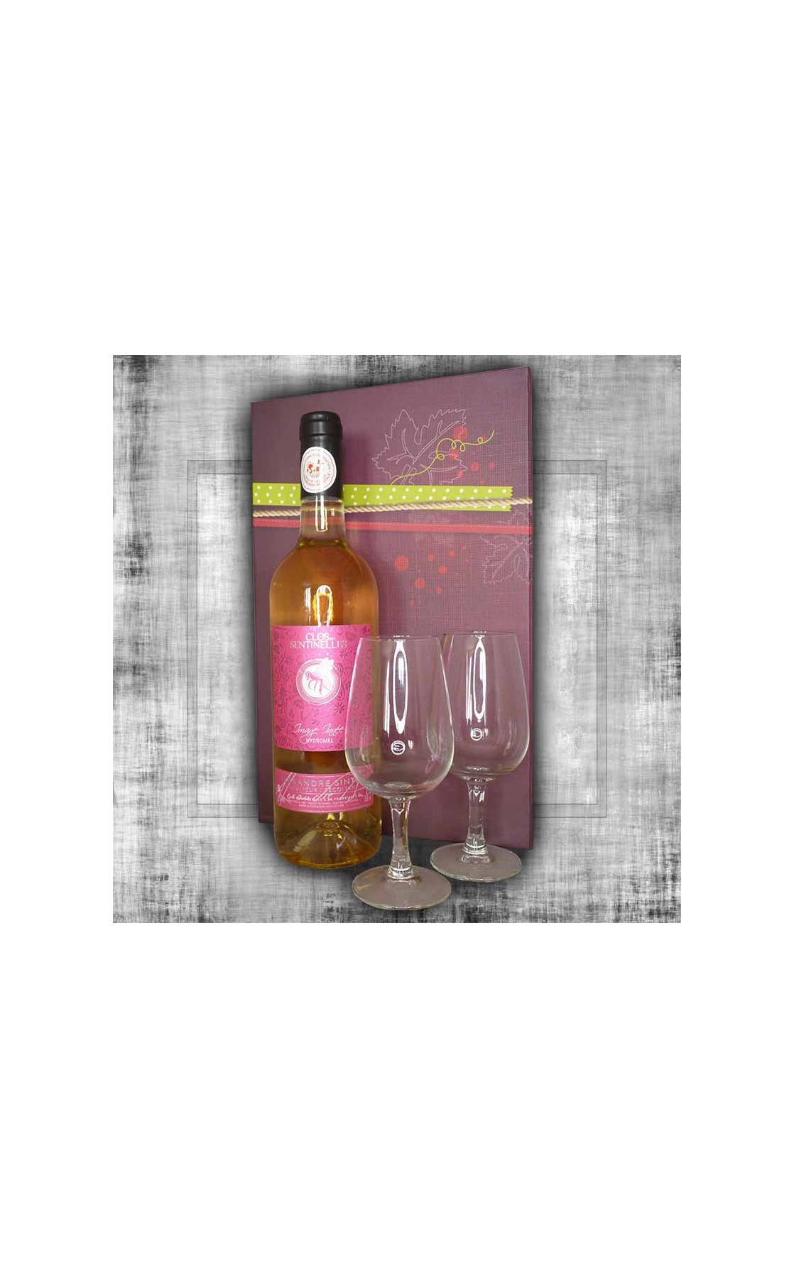 Image Innée Mead set with 2 x 20 cl wine glasses